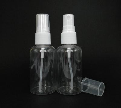 중국 투명한 맞춤형 스프레이 병 100 Ml PP 캡과 PET 판매용