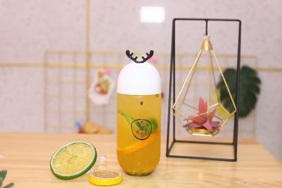 China custom Leak Proof 250ml Plastic Juice Bottles With Screw On Lids for sale