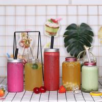 China Handle Milk Tea Bottles Leak Proof Durable For Plastic Packaging Needs for sale