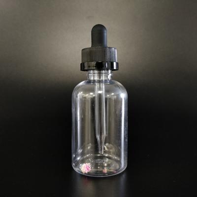 China Customize Plastic Dropper Bottles 10ml 15ml 20ml 30ml 40ml 50ml 60ml 70ml 100ml 120ml Screw Cap Transparent for sale