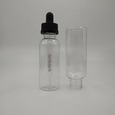 China Smooth Surface Plastic Dropper Bottles For Liquid Products In Glass Containers for sale