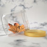 China 85 Diameter Plastic Jar Containers with Custom Printing Transparent Packaging for sale