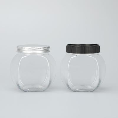 China 100 Diameter Transparent Plastic Storage Jars Ideal For Any Space And Storage Needs for sale