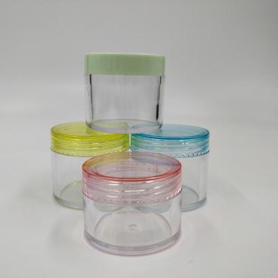 China Plastic Cosmetic Jar Capacity 10ml 15ml 30ml 60ml 80ml 100ml 120ml 150ml Plastic Jar for Beauty Products for sale