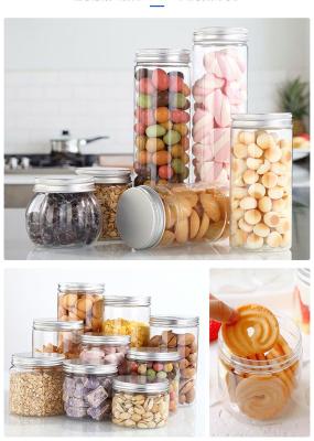 China 65mm Diameter Customized Logo Plastic Storage Jars for Performance for sale