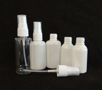 China Classic PET Spray Bottle in Amber for Transparent Liquid Storage for sale