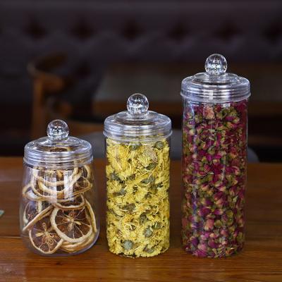 China Transparent Plastic Jars Containers Durable Reusable Storage Solutions for Industrial Packaging and Product Organization for sale