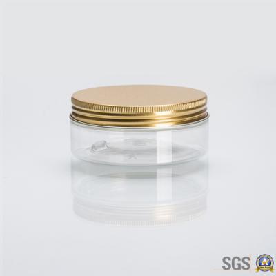China Customization Plastic Jars Featuring Aluminum Lid Ideal for Storing Cosmetics Supplements Spices and Various Industrial Applications for sale