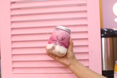 China Customizable Milk Tea Bottles 250ml Capacity Handle Included Sizes 120ml 350ml 500ml 1000ml Suitable for Drink Packaging for sale