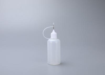 50ml Squeezable Plastic Washing Up Liquid Bottle Reusable With Steel Needle Dropper