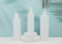 China PP Plastic Refillable Bottles With Press Disc Cap Clear White for sale