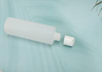 China PP Plastic Refillable Bottles With Press Disc Cap Clear White for sale