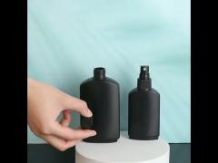 Zwarte van de Mistflessen 120ml van de huisdieren de Vierkante Vlakke Nevel Fijne voor het desinfecterende middel van de parfumhand