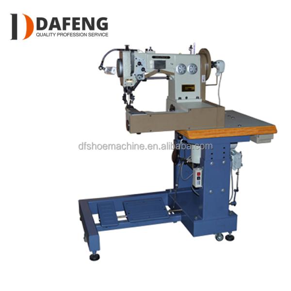 Quality Double Needle Moccasin Shoe Making Machine Shoes Insole Side Stitching Sewing Machine Price for sale