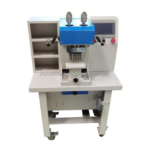 Quality Footwear Sneaker Shoes Making Upper Vamp Automatic Leather Eyelet Hole Punching for sale