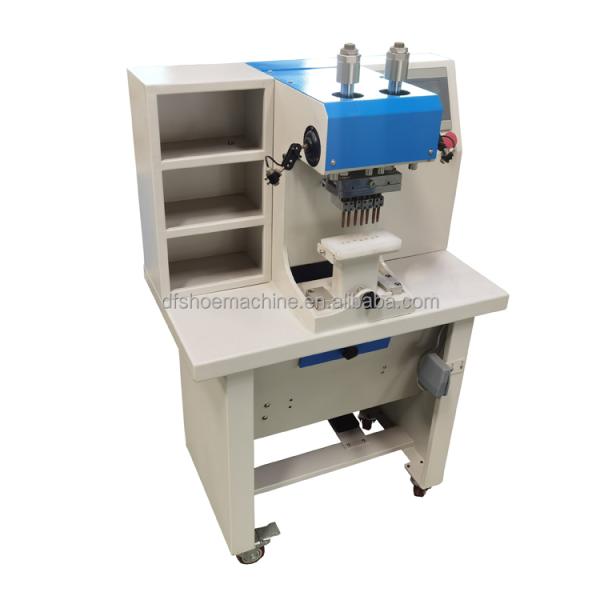 Quality Footwear Sneaker Shoes Making Upper Vamp Automatic Leather Eyelet Hole Punching for sale
