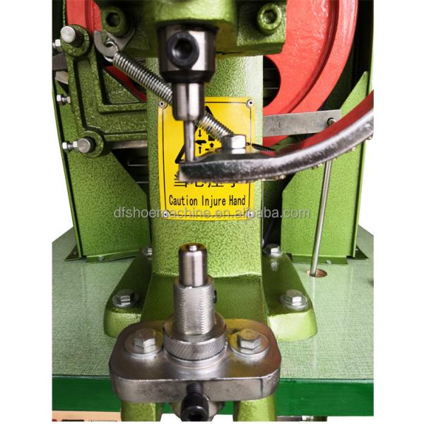 Quality Sneaker Safety Brake Leather Shoe Making Upper Eyelet Riveting Machine Shoe for sale