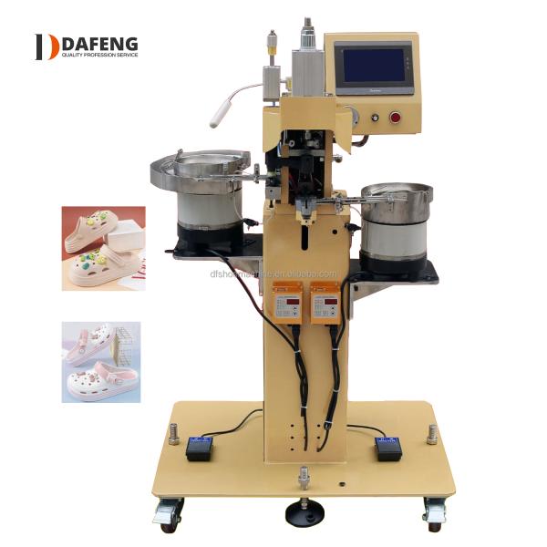 Quality Shoe Making Machine Fully Automatic EVA Slipper Climbing Belt Buckle Riveting for sale