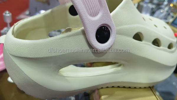 Quality Shoe Making Machine Fully Automatic EVA Slipper Climbing Belt Buckle Riveting for sale