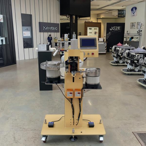 Quality Shoe Making Machine Fully Automatic EVA Slipper Climbing Belt Buckle Riveting for sale
