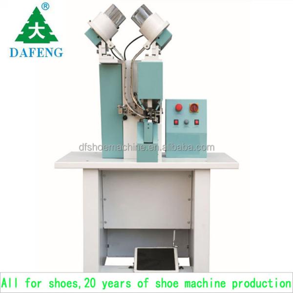 Quality Rubber Footwear Sneaker Shoe Making Leather Upper Automatic Punching Eyelet for sale