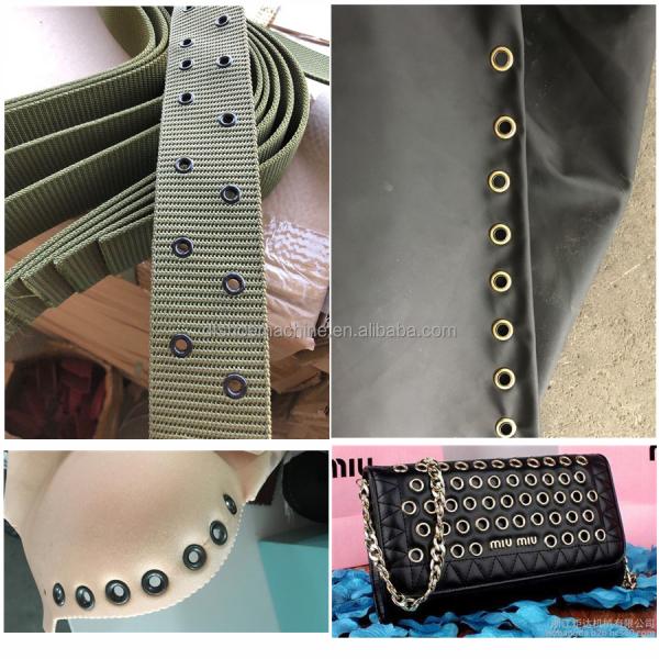 Quality Rubber Footwear Sneaker Shoe Making Leather Upper Automatic Punching Eyelet for sale