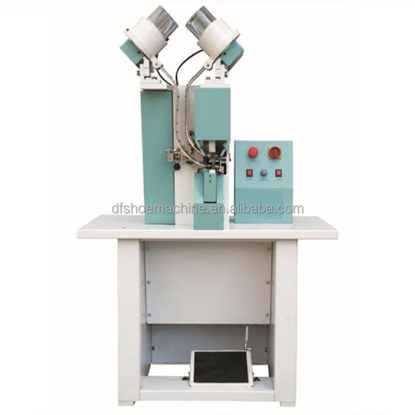 Quality Rubber Footwear Sneaker Shoe Making Leather Upper Automatic Punching Eyelet for sale