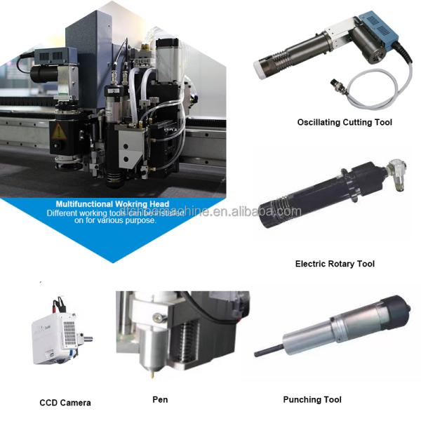 Quality Automatic CNC Oscillating Knife Cutting Machine Digital Vibrating Blade Fabric for sale