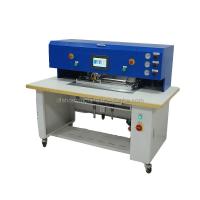 China Automatic PU Leather Window Hot Melt Gluing Folding Machine for Bag Notebook Pocket for sale