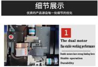 China Automatic Paper Box Packing Machine PP Strapping Machine Strapping Band Packing Machine for sale