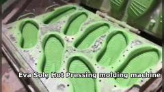 EVA Sport Shoe Sole Making Machine Rotary Eva Sole Hot Pressing Secondary Foaming Molding Machine