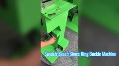 Shoe Upper Making Ring Buckle Machine Female Sandals Beach Shoes Buckle Machine Ring Nail Machine