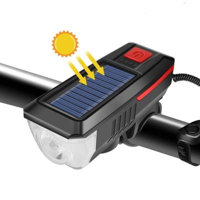 中国 USB Charging + Solar Charging High Quality Customize Usb Solar Charging Front And Back Rechargeable Bike Lights 販売のため