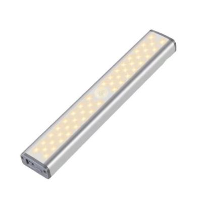 Cina Motion Sensor Control USB LED Night Light Cabinet Light with Motion Sensor for Cabinet Cabinet Kitchen Magnetic Led Night Light in vendita