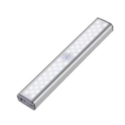 Cina Motion Sensor Control Under Cabinet Night Light PIR Motion Sensor Closet Light USB Rechargeable Wall Lamp Kitchen Bedroom Lighting in vendita