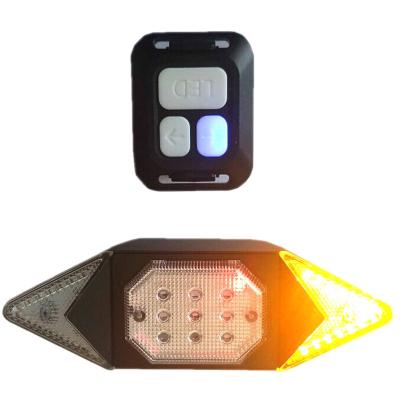 Cina New Design Special Black ABS Biker Custom Outdoor Use USB Control Morden Style Plastic Bike Light For Outdoor in vendita