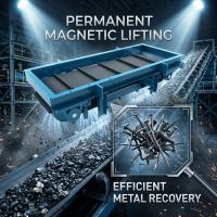 Quality Suspended Permanent Strong Magnetic Iron Suction Machine In Casting 1.5Kw for sale