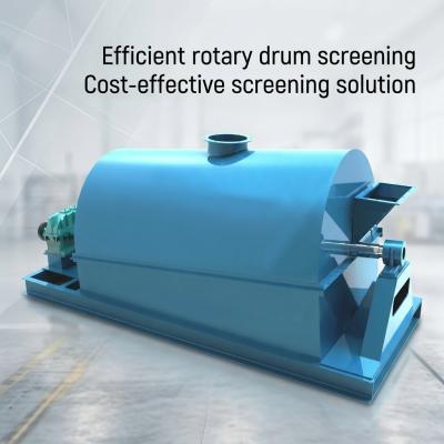 China Casting Old Sand Screening Equipment Rotary Drum Screening Machine 14T-70T/H for sale