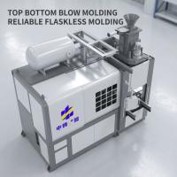 Quality Flaskless Top Bottom Blowing Green Sand Moulding Machine Customizable for sale