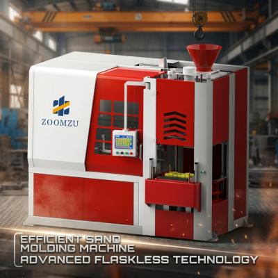 China Customized Flaskless Moulding Machine Sand Molding Machine With Slide Out Sided Blowing for sale