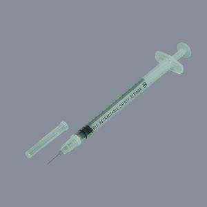 China CE/FDA Approved Manual Retractable Safety Syringe 1/3/510ml for Hypodermic Injection for sale