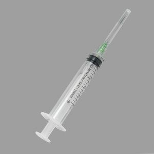 Quality Disposable Medical Supply 3 Parts Retractable Safety Syringe with Needle for sale