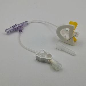 China Safety Huber Needle 90 Degree Non Coring Huber Needle with CE ISO for sale