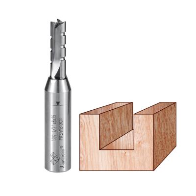 China Three Edge Carbide TCT rechte bit, houtbewerking CNC-frees met sleuven for sale
