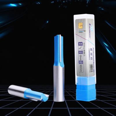 China Double Flute Straight Router Bits Multifunctional Anti Abrasion for sale