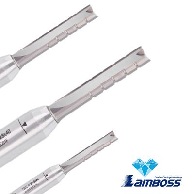 China ODM Lamboss Tct Triple Edge Splitting Knife Router Bit Woodworking Milling Cutter Straight Bit for sale