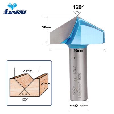China Custom Lamboss "V Shape" Carving Bit 90Degree 120Degree 150Degree Router Bit Can Be Customized for sale
