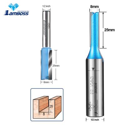 China LAMBOSS Double Edge Straight Bit for Woodworking High Precision Router Bit Trimming Milling Cutter for sale