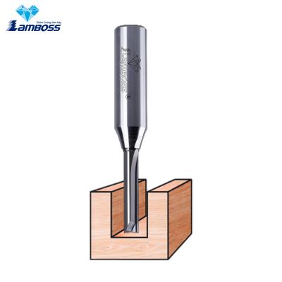 China Lamboss Two-Edge Straight Bits CNC Carbide Engraving Router Bits Carving Router Bit for Woodworking for sale