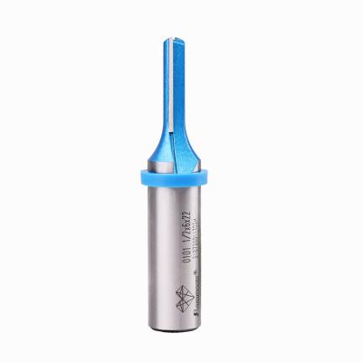 China Lamboss Straight Router Bit Milling Cutter Chipboard Carton Box Single Blue Cnc Lathe Machine Cutting Bit for sale